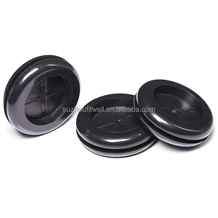 Custom Waterproof Flat Hole Cable Wiring Neoprene EPDM NBR Silicone ...
