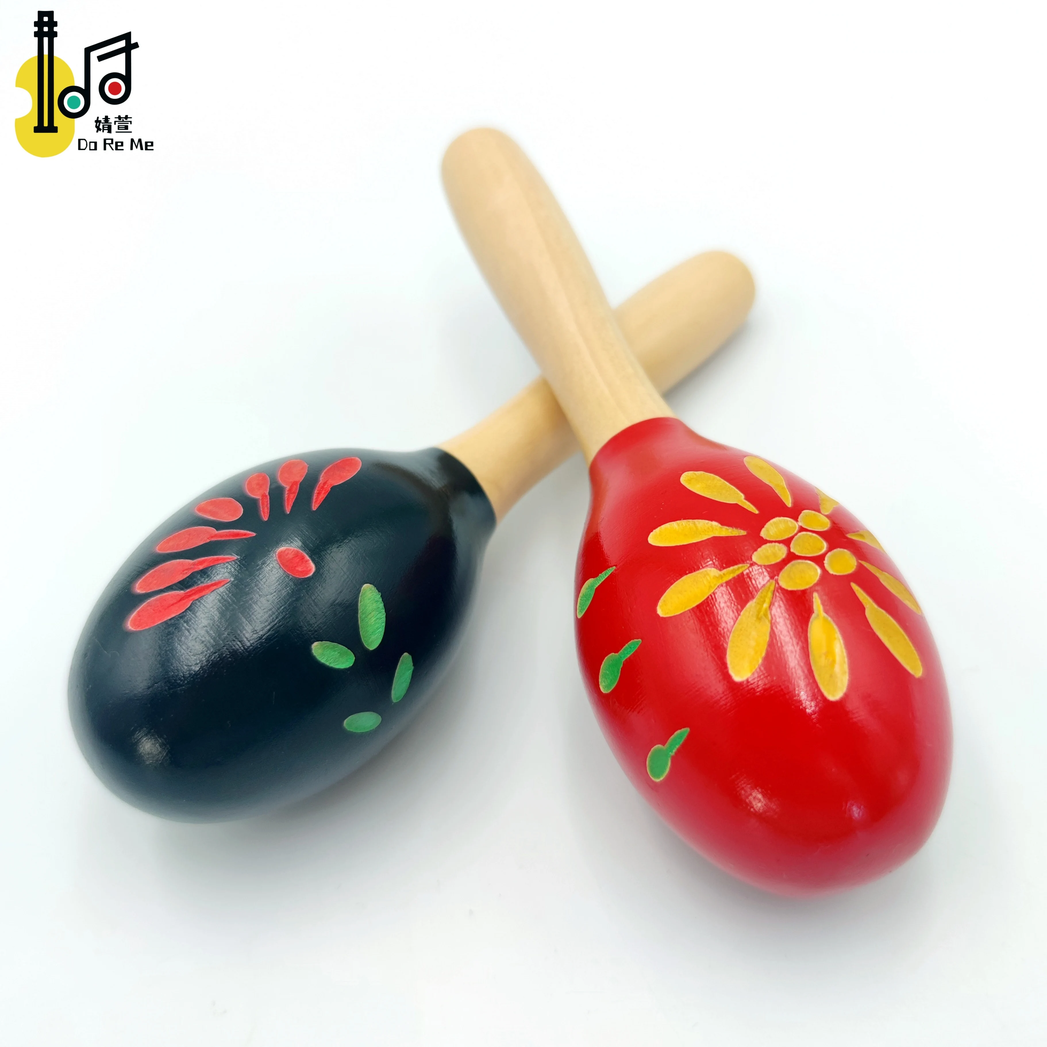 Hot Selling Mini Wooden Maracas 15cm Long Musical Instruments ...