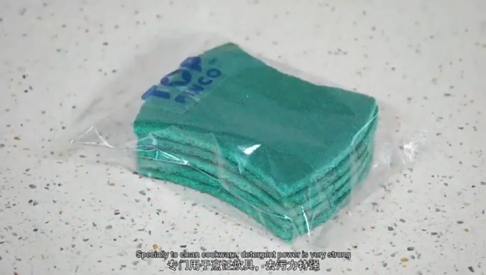 Kitchen Cleaning Coconut Scrubber Polyester Non Scratch Sponge Dish ...