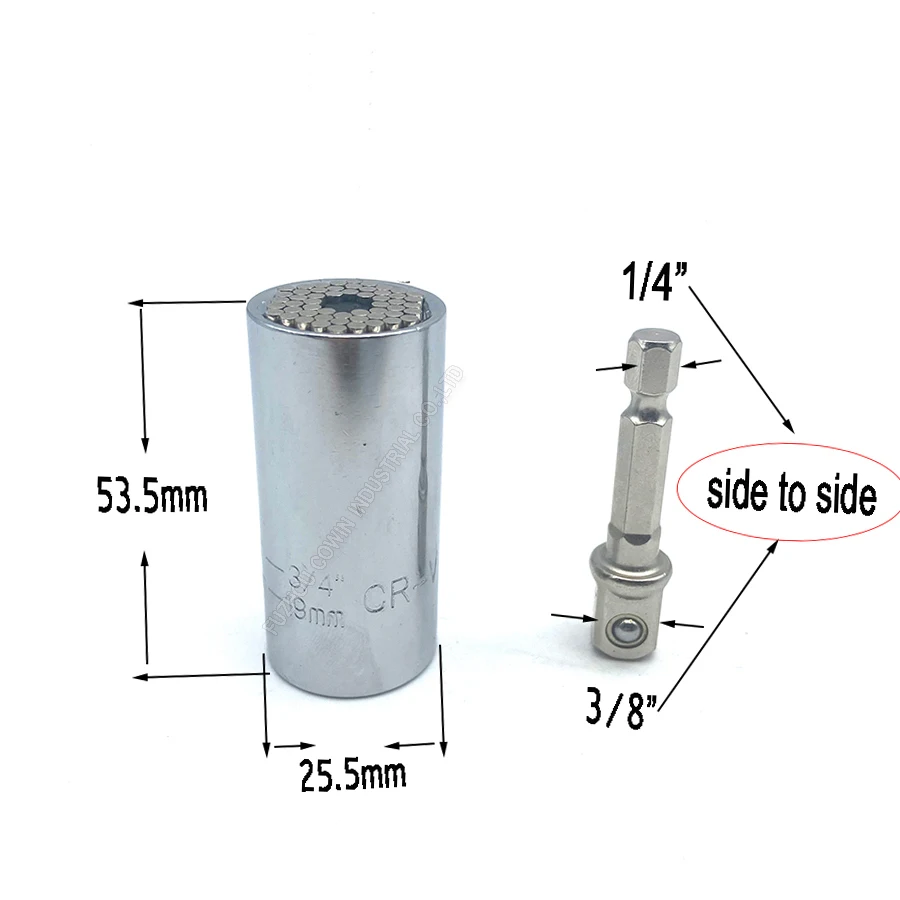 Amazon's Choice For 7-19mm Universal Gator Socket Sleeve Grip Bushing ...