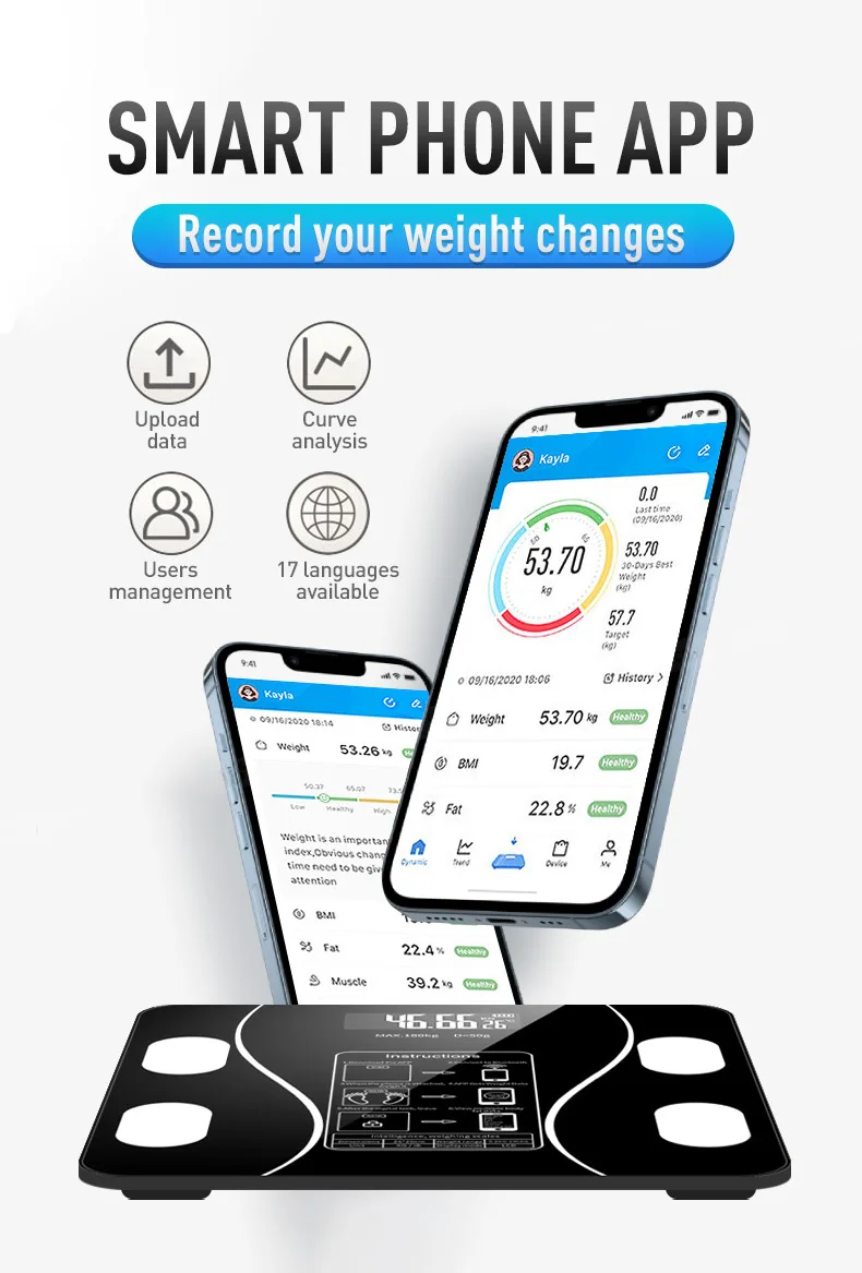 Digital Bluetooth Scale - Accurate Weight Measurement