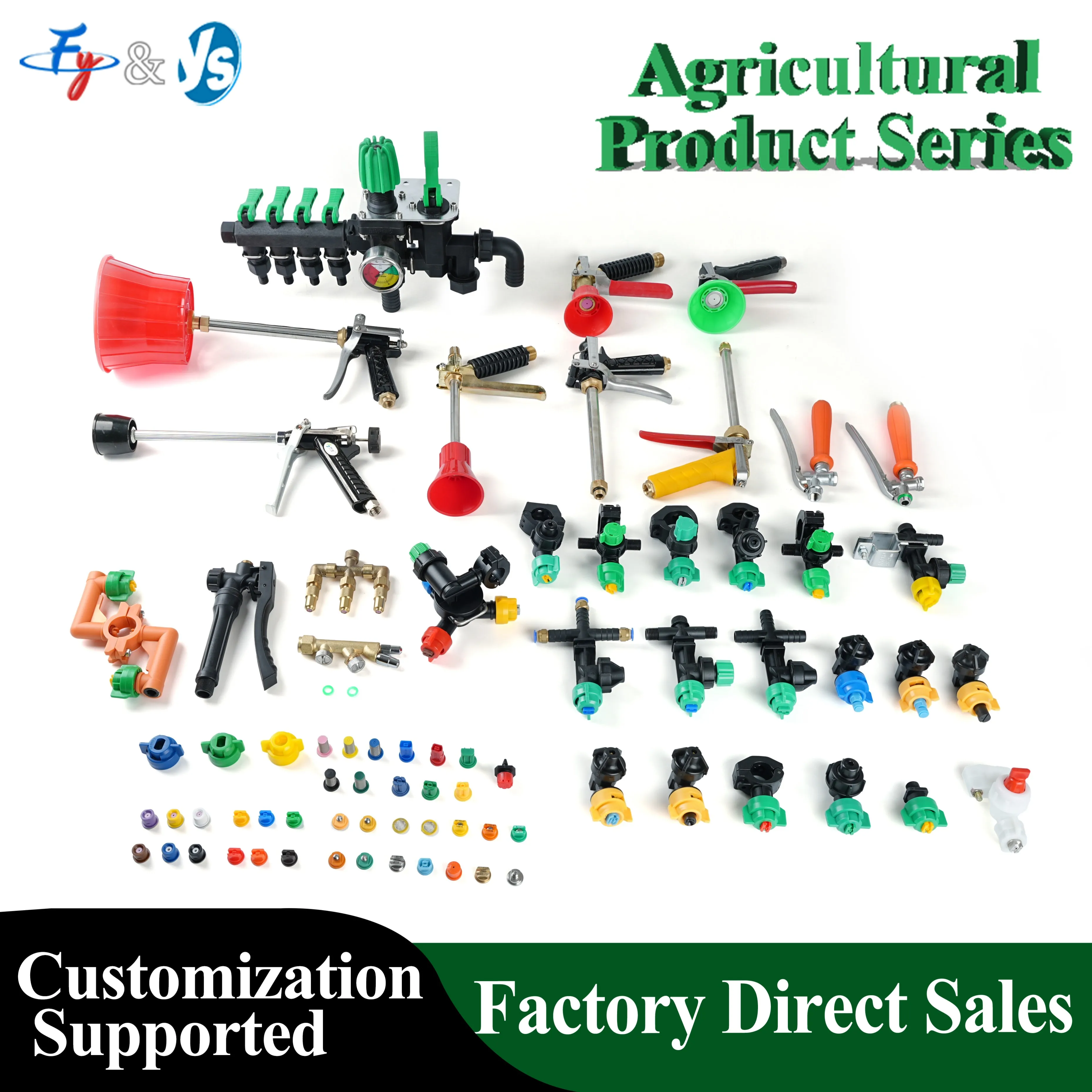 110 Degree Flat Fan Anti Drip External Water Outlet Boom Sprayer Plant ...