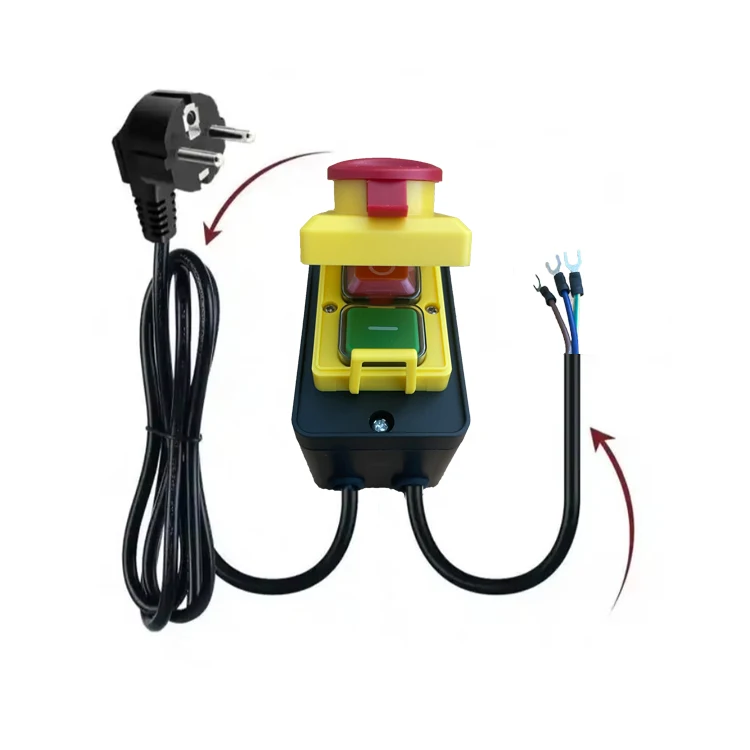 Emergency Stop Switch With Plug And Terminal Connection, Customized ...