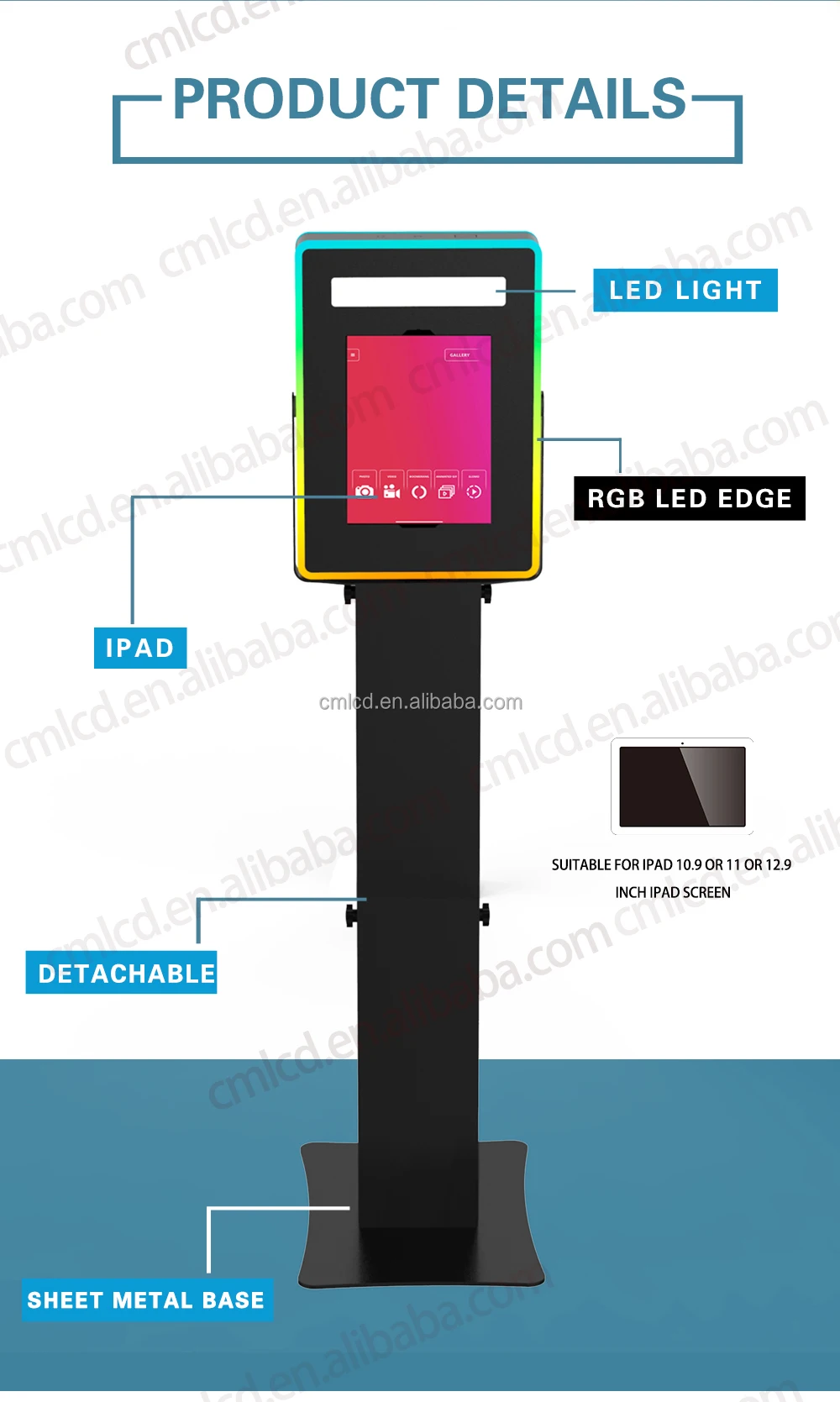 Portable Ipad Photobooth Machine Wedding Or Party Photo Booth Shell ...
