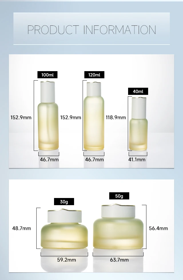 Luxury Premium Innovative Cosmetics Packaging Set Empty Skincare ...
