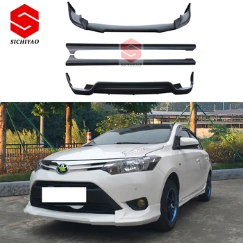 For Vios Body Kit 2014-2015 Toyota Vios Yaris Front Lip Bumper Rear Lip ...