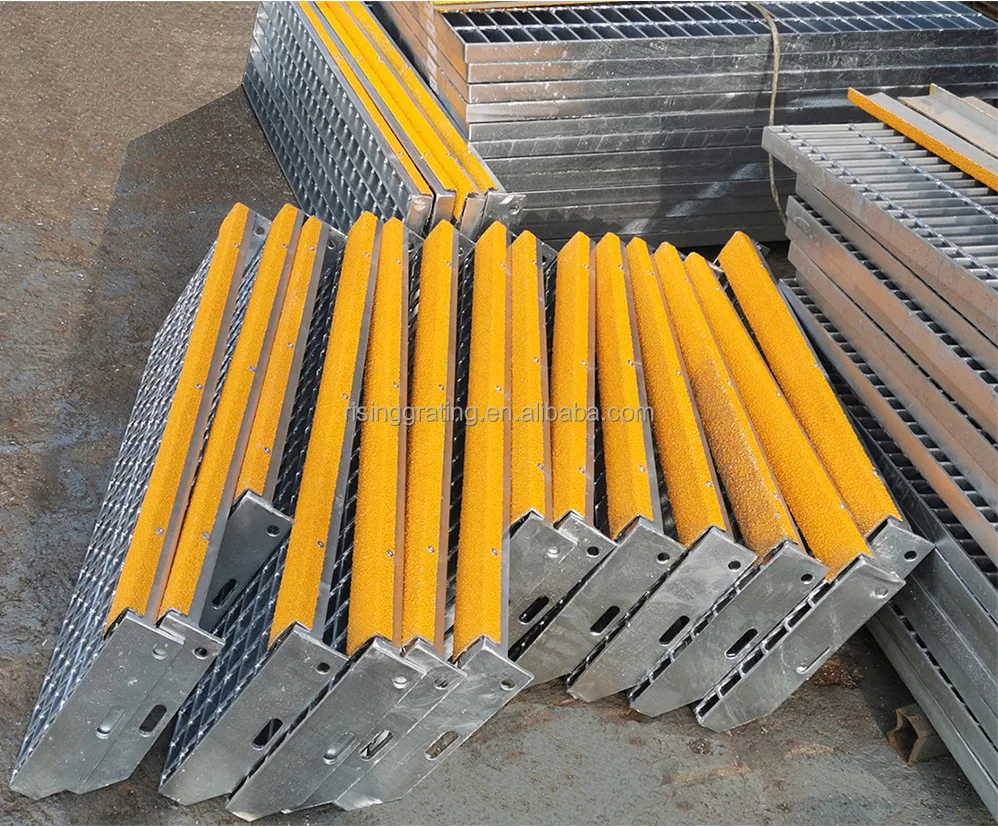 Anti-slip Steel Grating Stair Treads - Safe & Durable