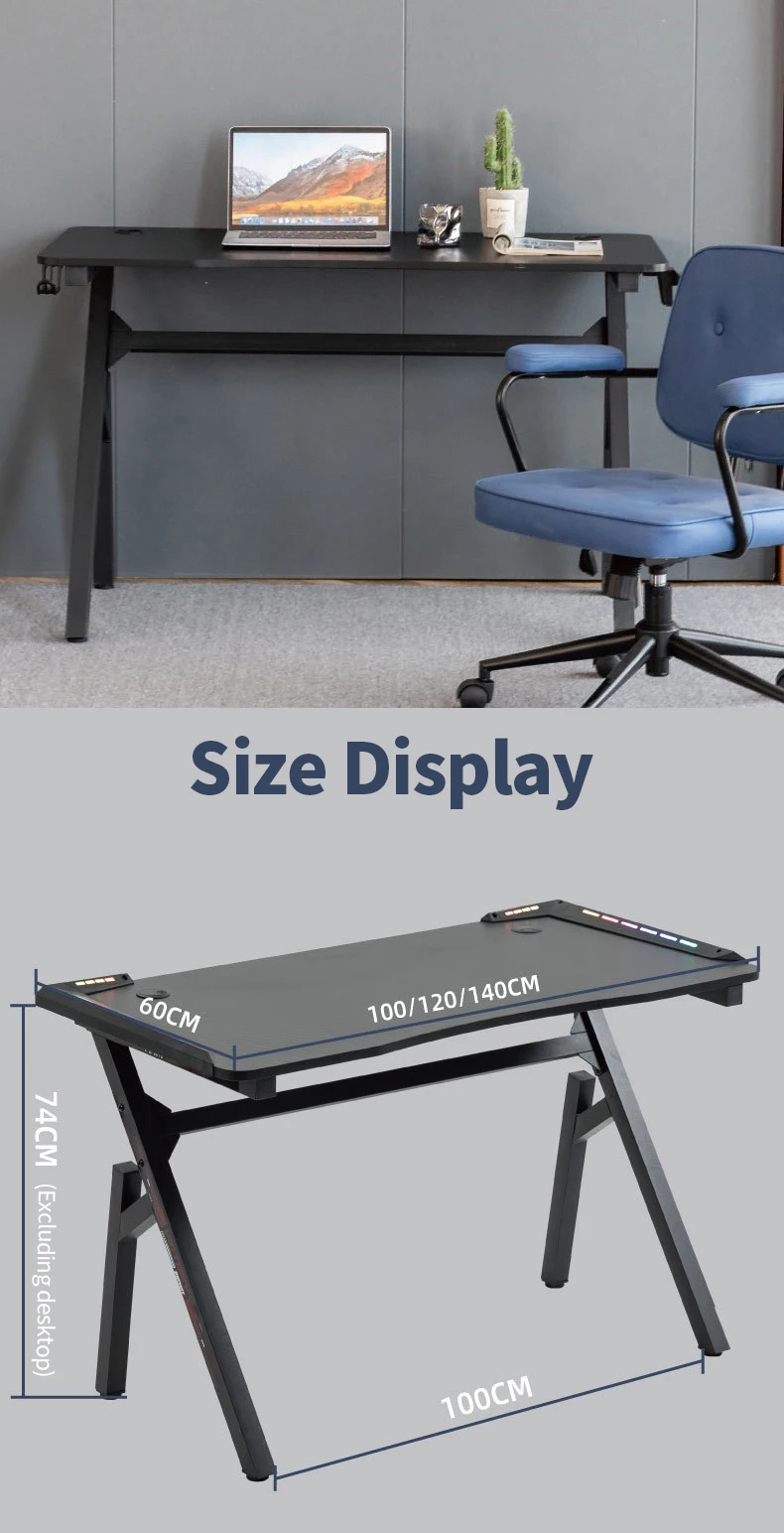 Modern Colorful Armor Computer Desk Convertible Modular Design with ...