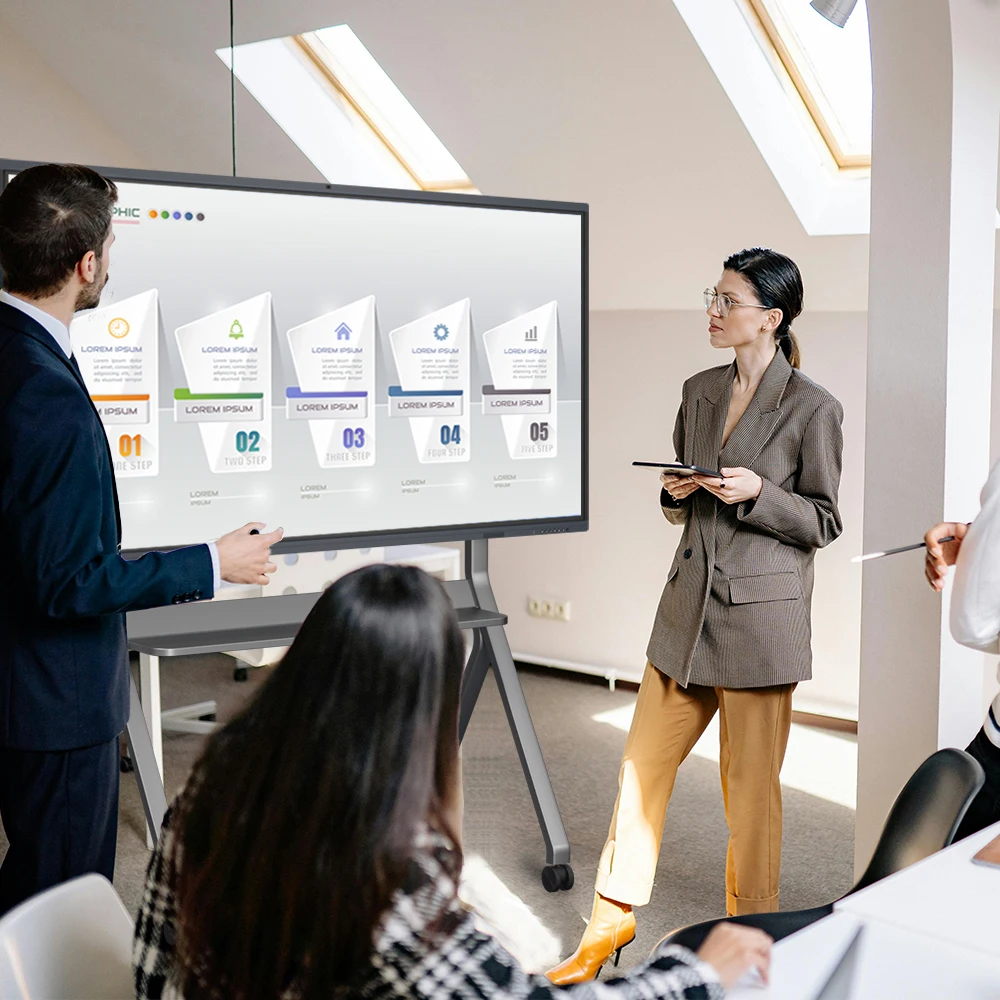 Factory Price 75 Inch Interactive Smart Board Whiteboard Multi Touch ...