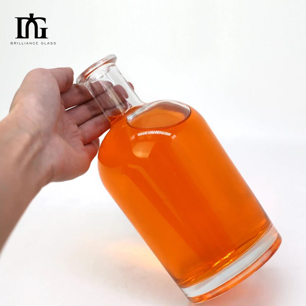 Wholesale Drink Glass Bottles 750ml Super Flint Transparent Vodka ...