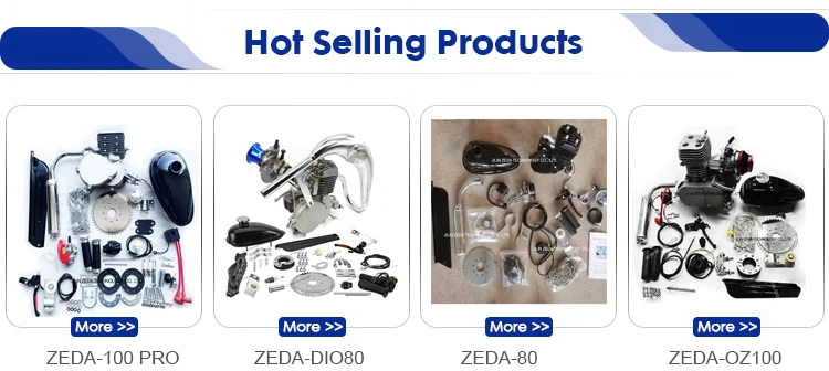 2 Stroke 80cc 100cc Gas Motor With Cnc Cylinder Head Zeda Engines ...