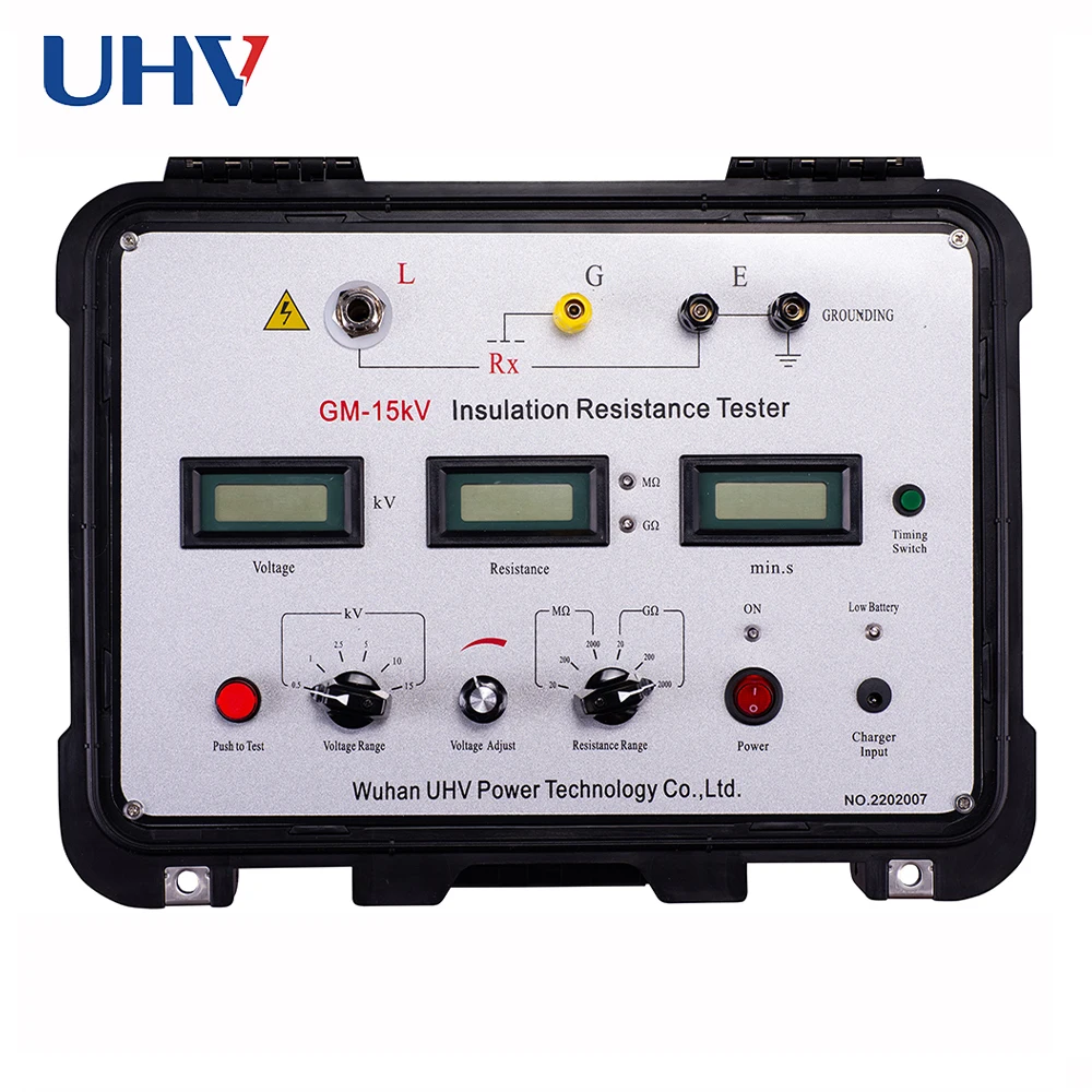 Gm-15kv Megohmmeter - High Voltage Insulation Tester