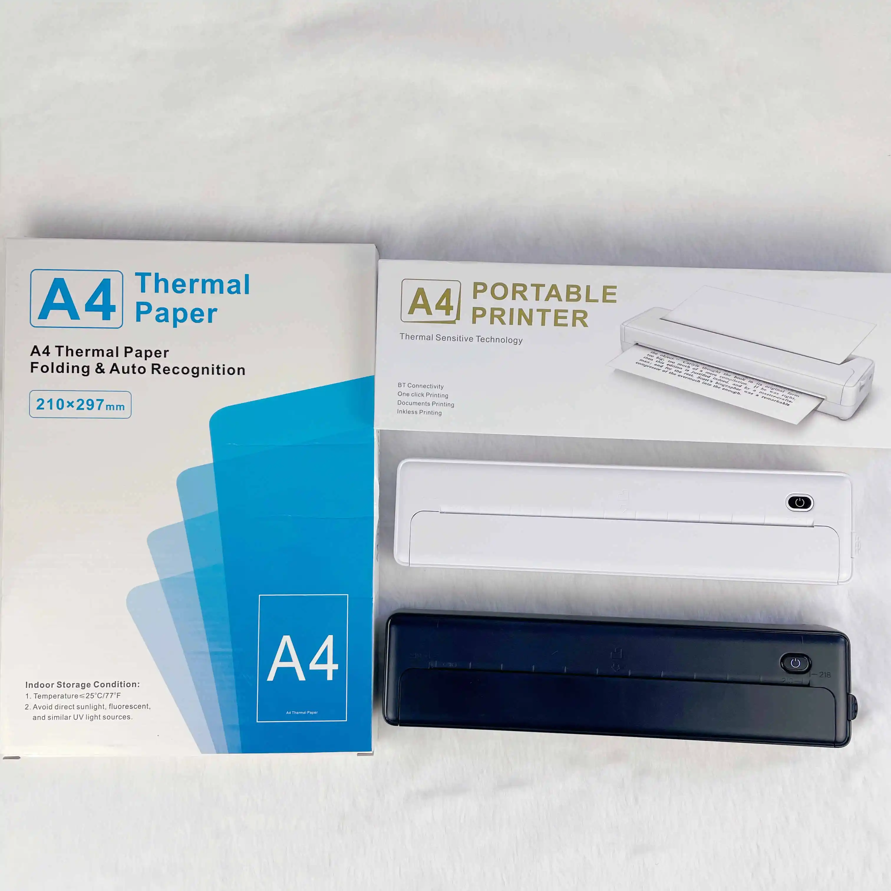 Desktop Wireless Portable Handheld Inkless Small A4 Size Temporary ...