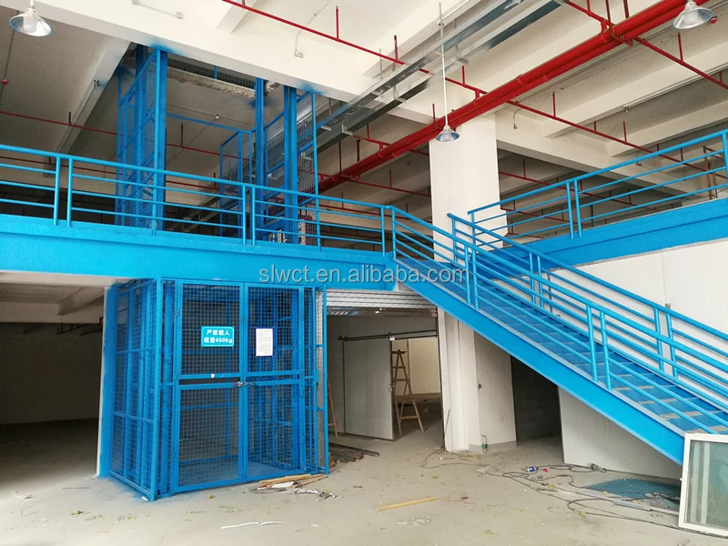 Industrial Material Construction Elevators - Hydraulic Cargo Lift Platform