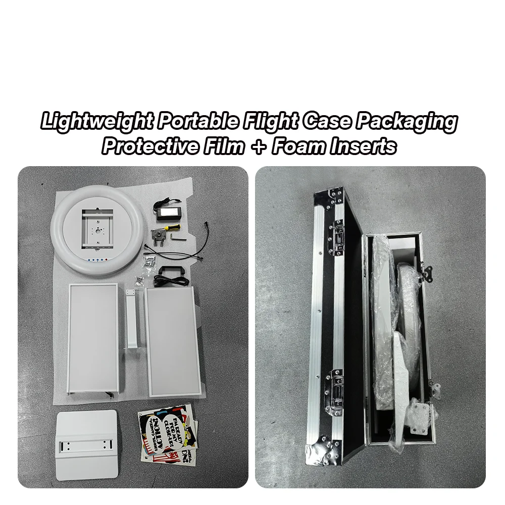 Selfie Roaming Portable Ring Light Roamer Photobooth Ipad Photo Booth ...