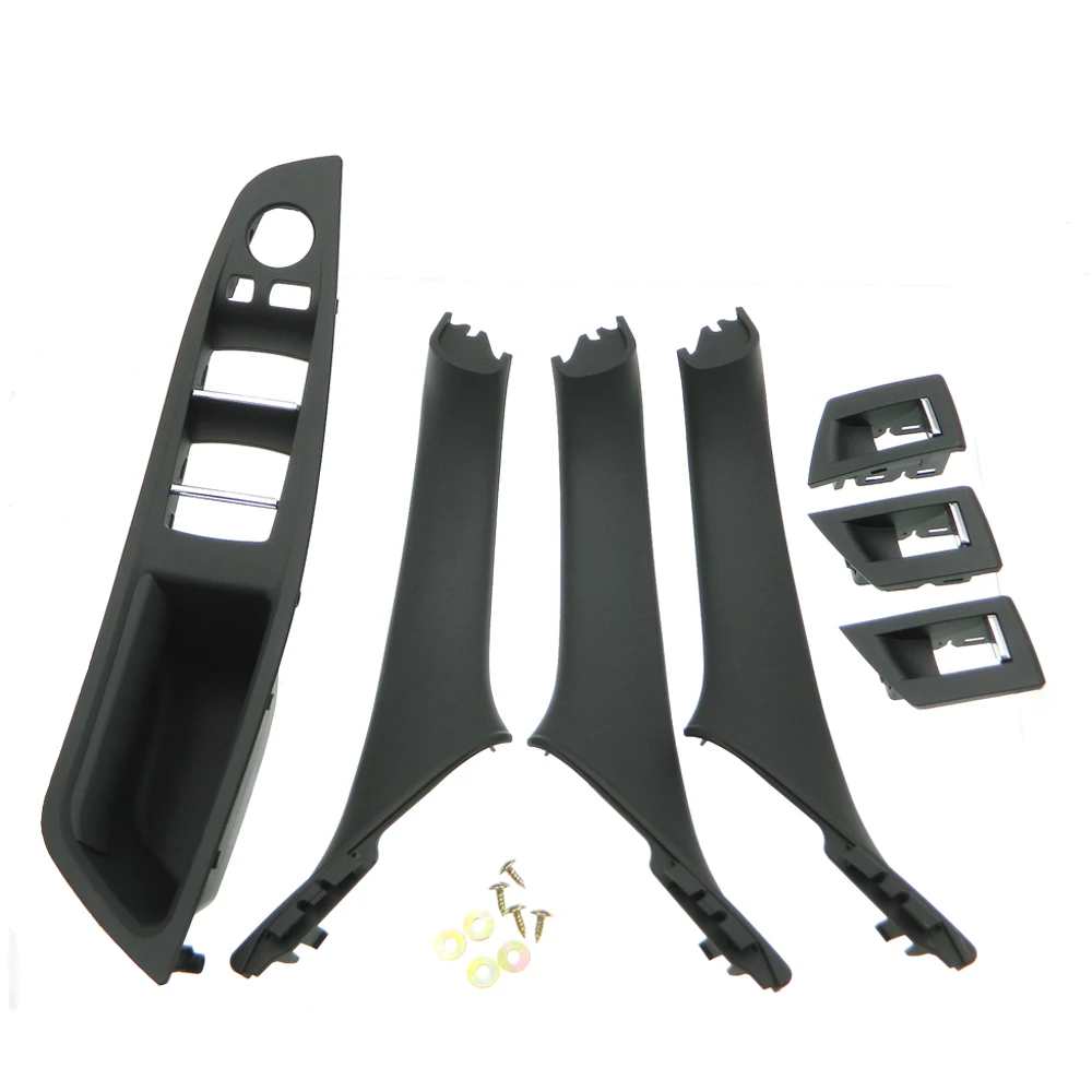 Left/Right Inner Doors Panel Handle Pull Trim Cover for BMW 5 Serie F10 ...