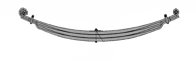 OE 1377670 Heavy Duty Truck Leaf Spring Suspension for Scania