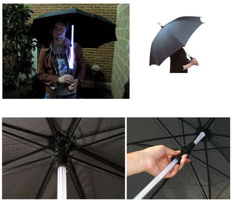 DD2392 Customize 8K Straight Sword Led Umbrella WIth Torch Novelty ...