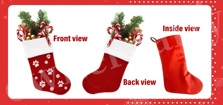 Custom Logo Stocking Wholesale - Premium Velvet Socks