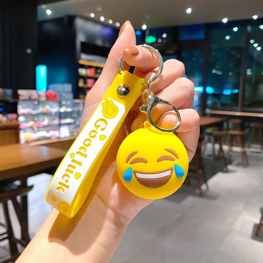 Emojio Creative 3D Cute Good Mood Cartoon Smile Key Chain