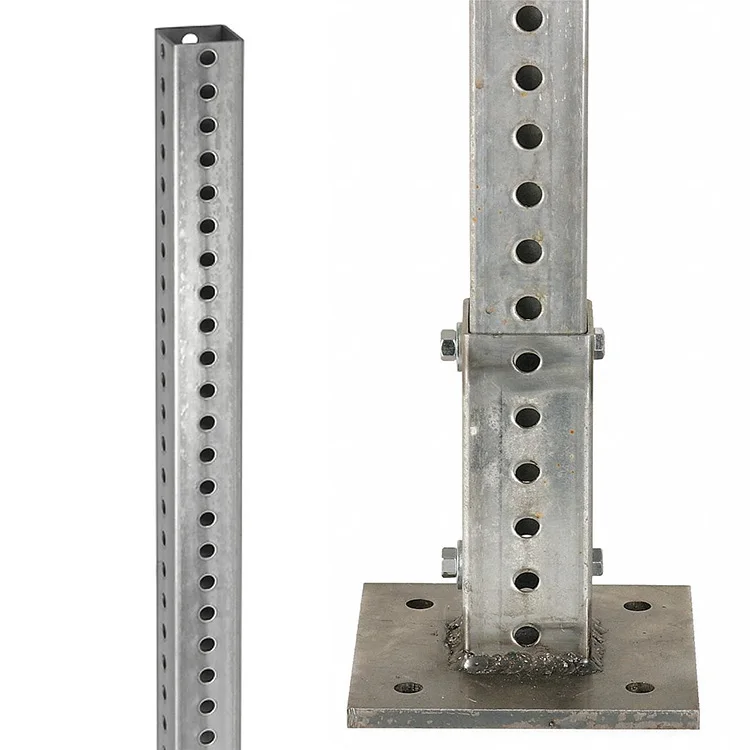 Durable U-Channel Warning Sign Post - Breakaway Base Stand