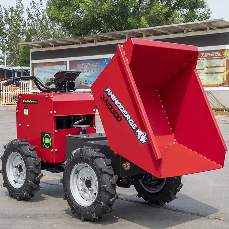Rhinoceros Xnd300 Powered Dumper Engine Barrow Electric 300kg Mini ...