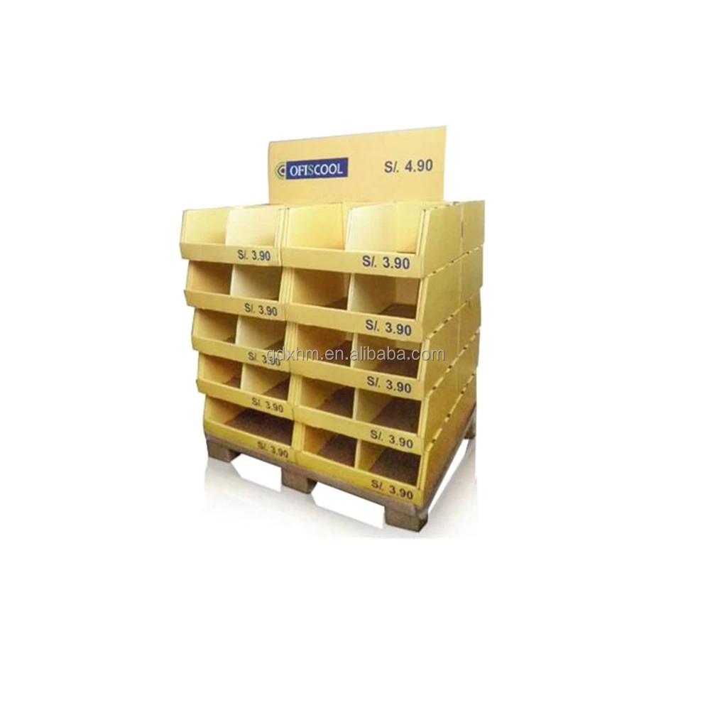 Warehouse Supermarket Pdq Corrugated Stackable Storage Box Large ...