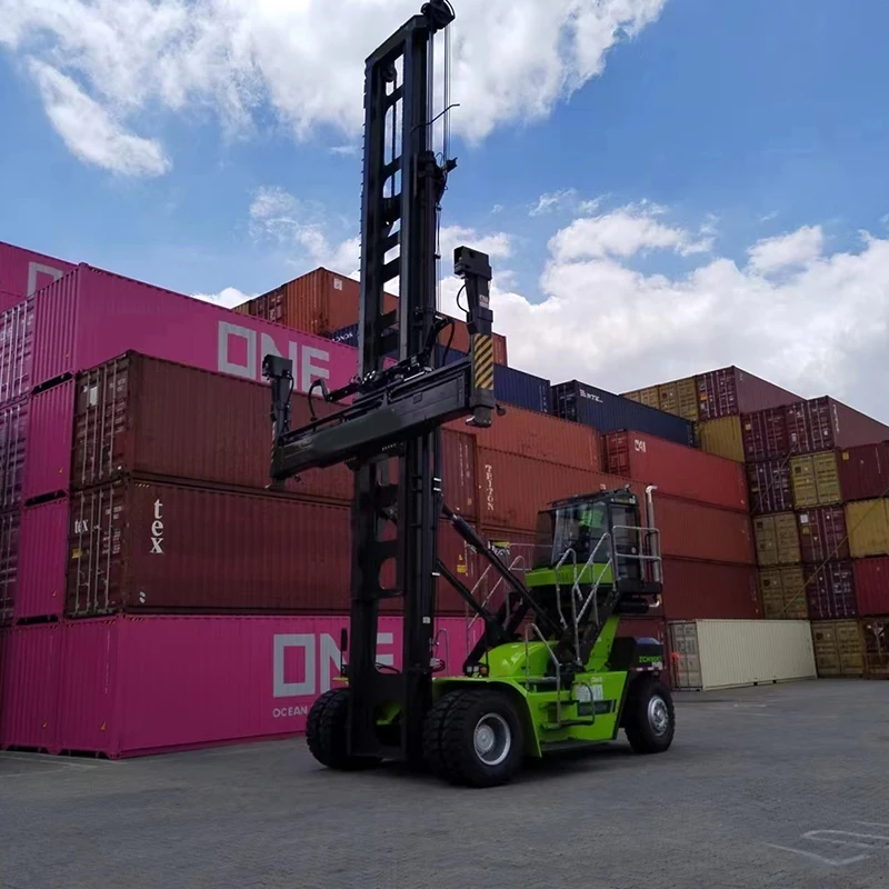 Zch90k8 Electric Empty Container Handler Stack Port Forklft Empty ...