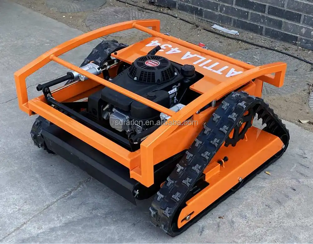 Multi Functional Gasoline Automatic Remote Control Slop Lawn Mower ...
