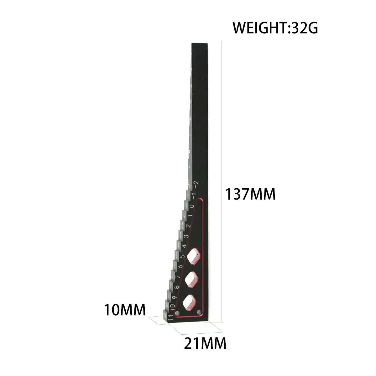 Metal Repair Tuning Ruler Height Ruler Rc Model Car Measuring Tools ...