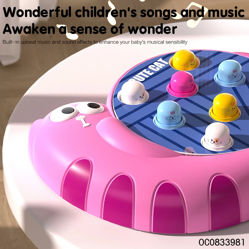 Electric Small Custom Board Whack-a-mole Hammer Game Machine for Kids ...