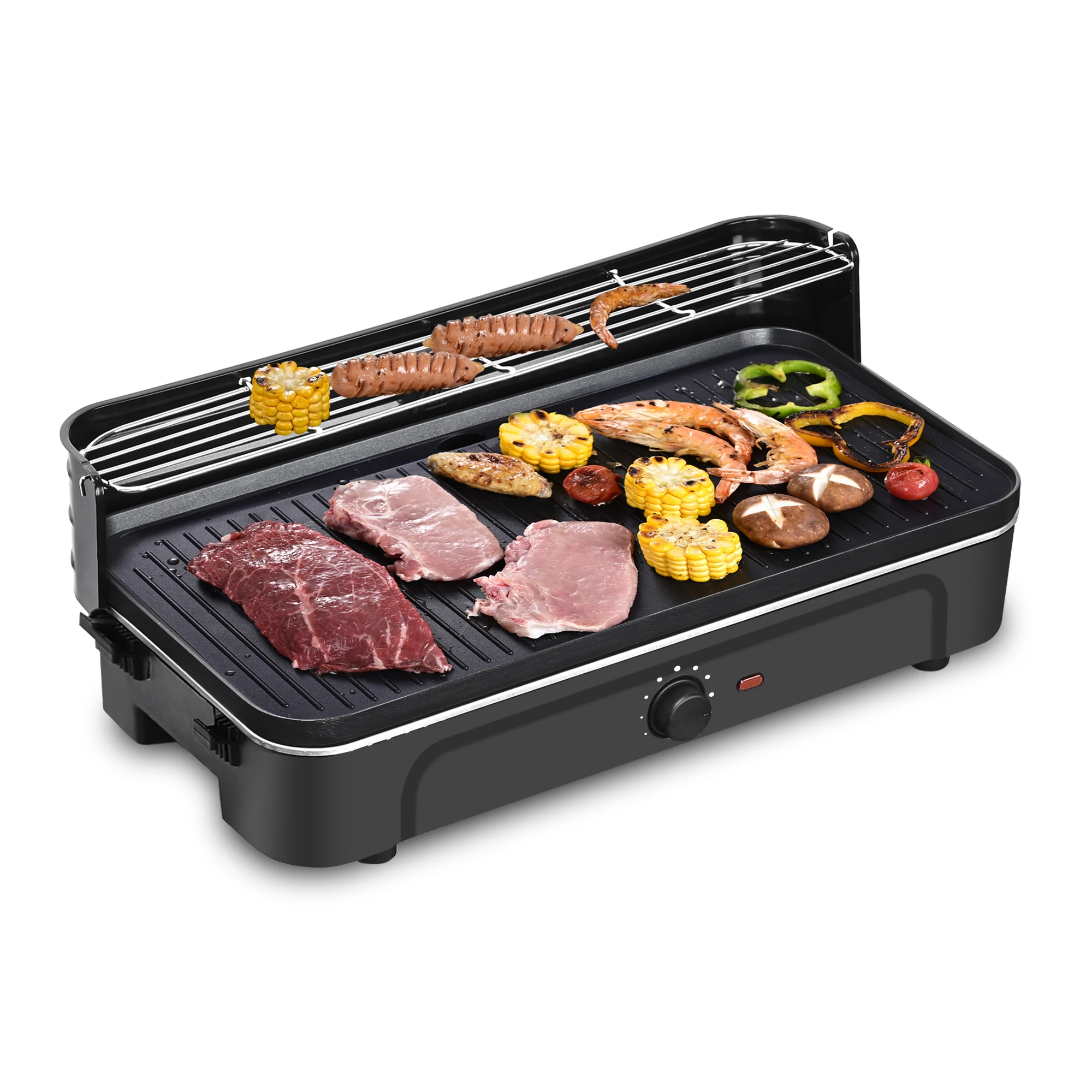 2023 NEW Stand Electric Bbq Grill Griddle with Die Cast Plate and Side ...