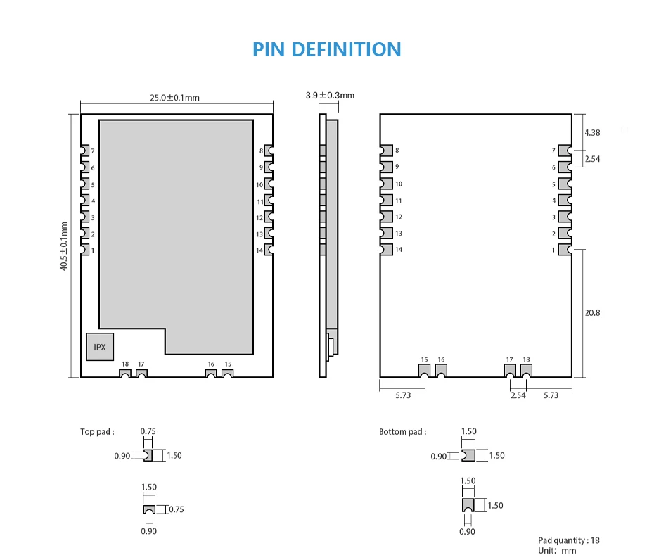 Ebyte E22-900M30S Lora Module - 30dbm Long Range Transceiver