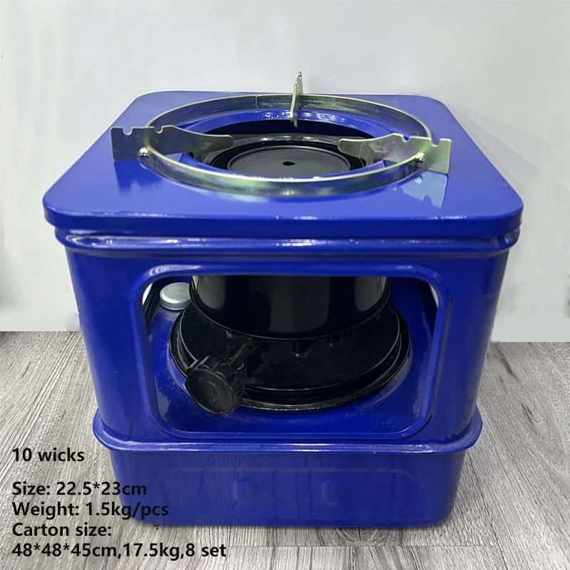 Dd916 Retro Outdoor Patio Heaters Hiking Warmer Burner Furnace Kerosene Stove 8 / 10 Wicks ...