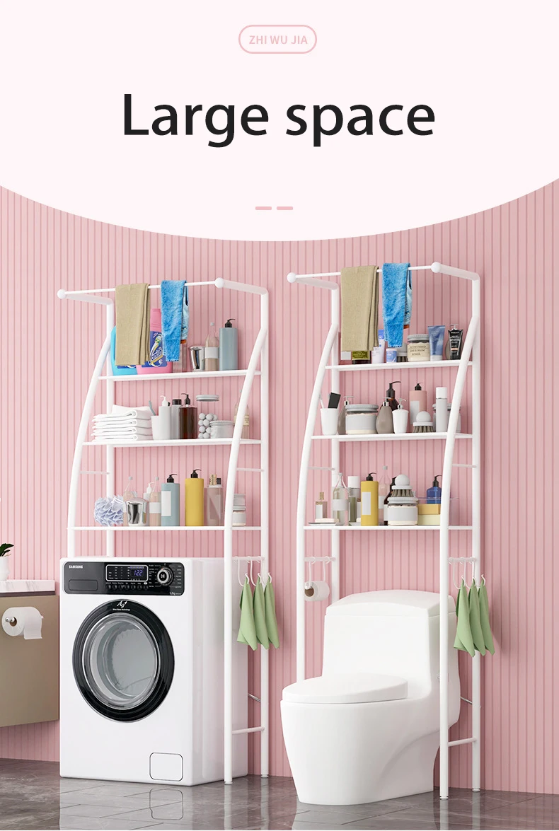 Sturdy 3 Tiers Shelf Bathroom Storage Organizer Space Saver Rack Over ...