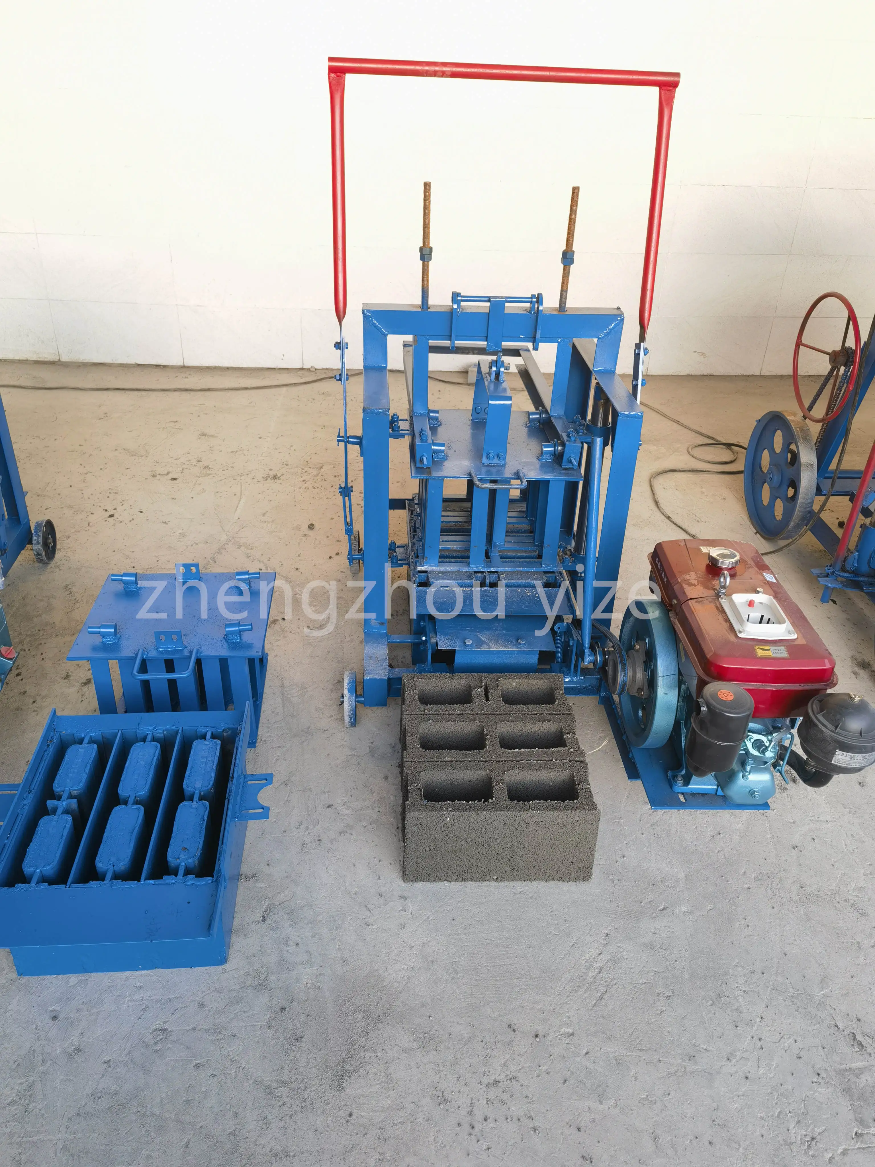 Hollow Cement Brick Making Machine Block Forming Machine Concrete Block ...