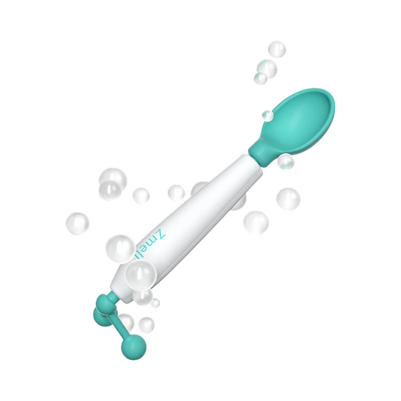 Baby Anti Spill Spoon New Children Spoon Auto Rotatable Gravity Balance ...