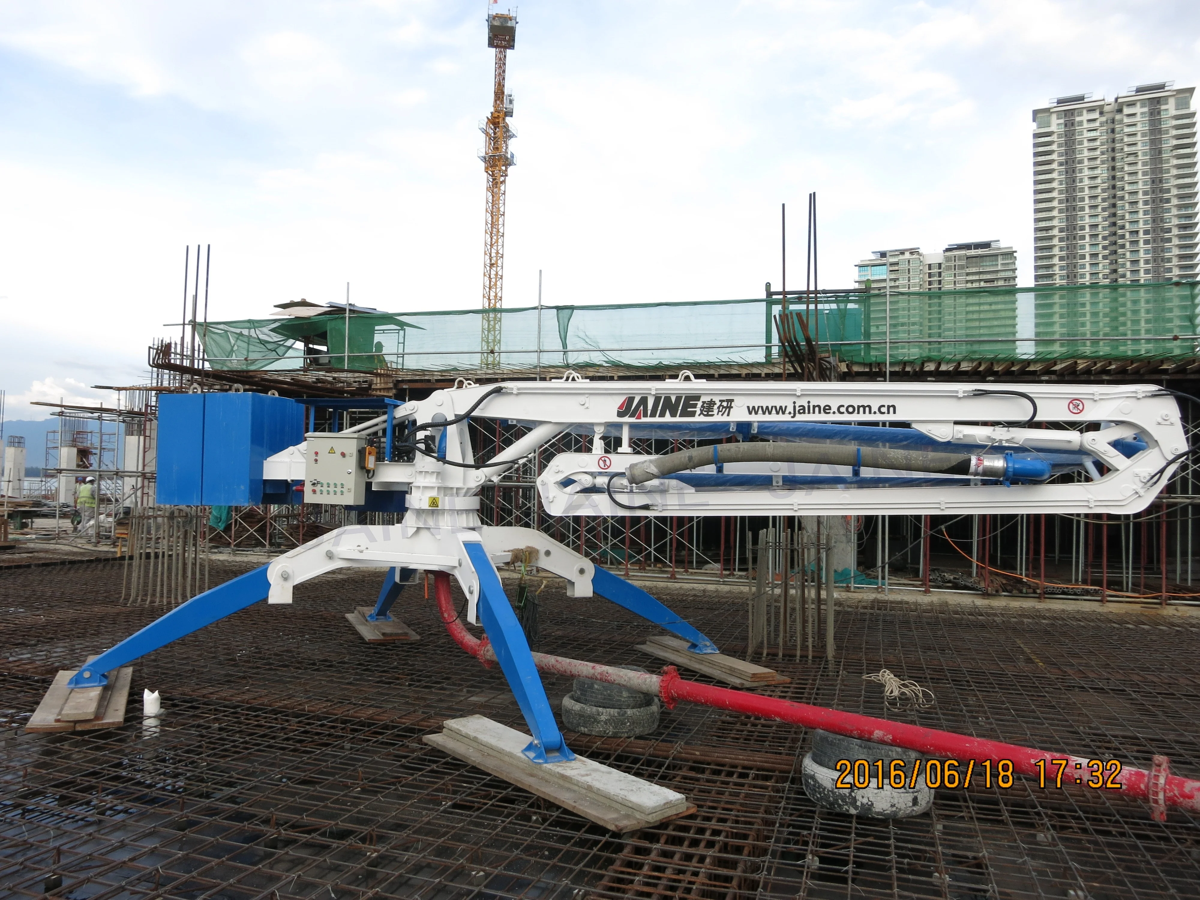 HGY21 Spider Concrete Placing Boom - High Efficiency