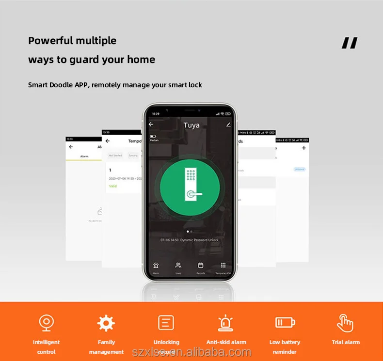 Mzd High Quality Tuya Ttlock App Digital Ovo Smart Lock Wholesale Smart ...