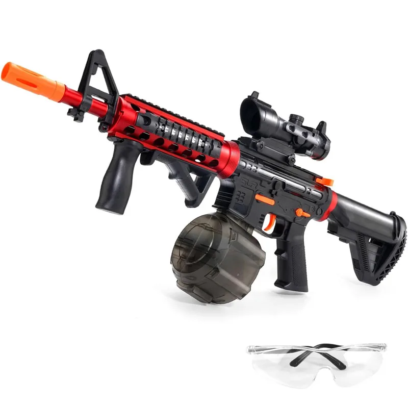 M4a1 Gel Blaster Toy Gun Soft Bullet Gel Splatter Blaster M416 Electric Shooting Game For ...