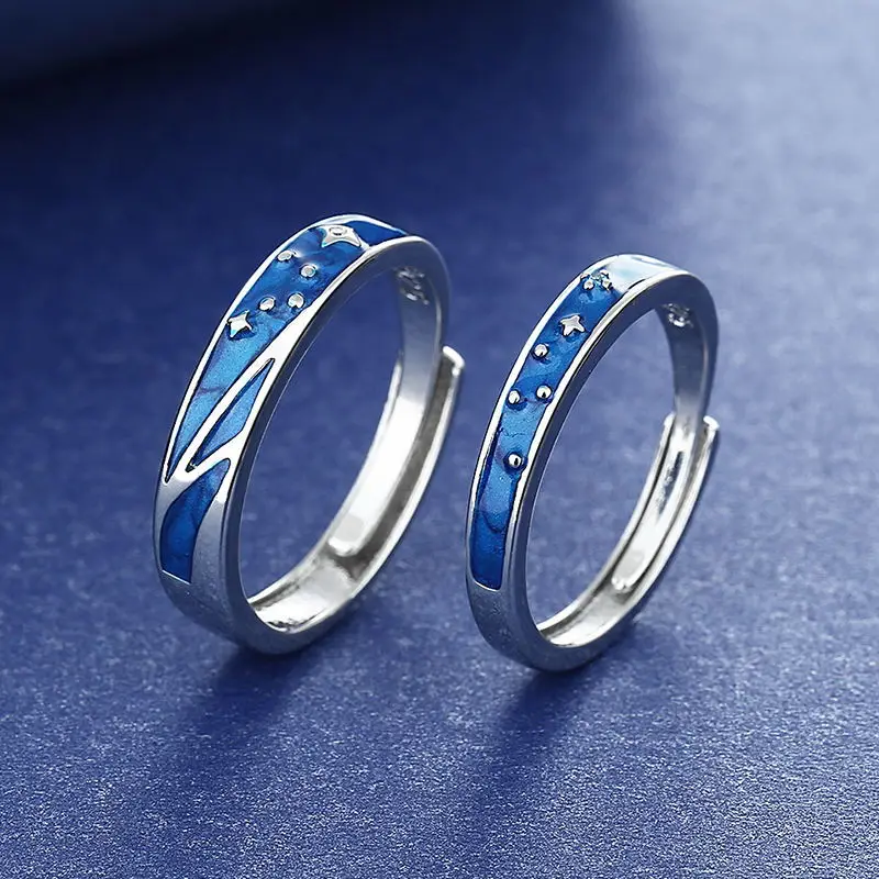 Latest Design Jewelry Couple Rings Wedding Finger Simple Rings ...