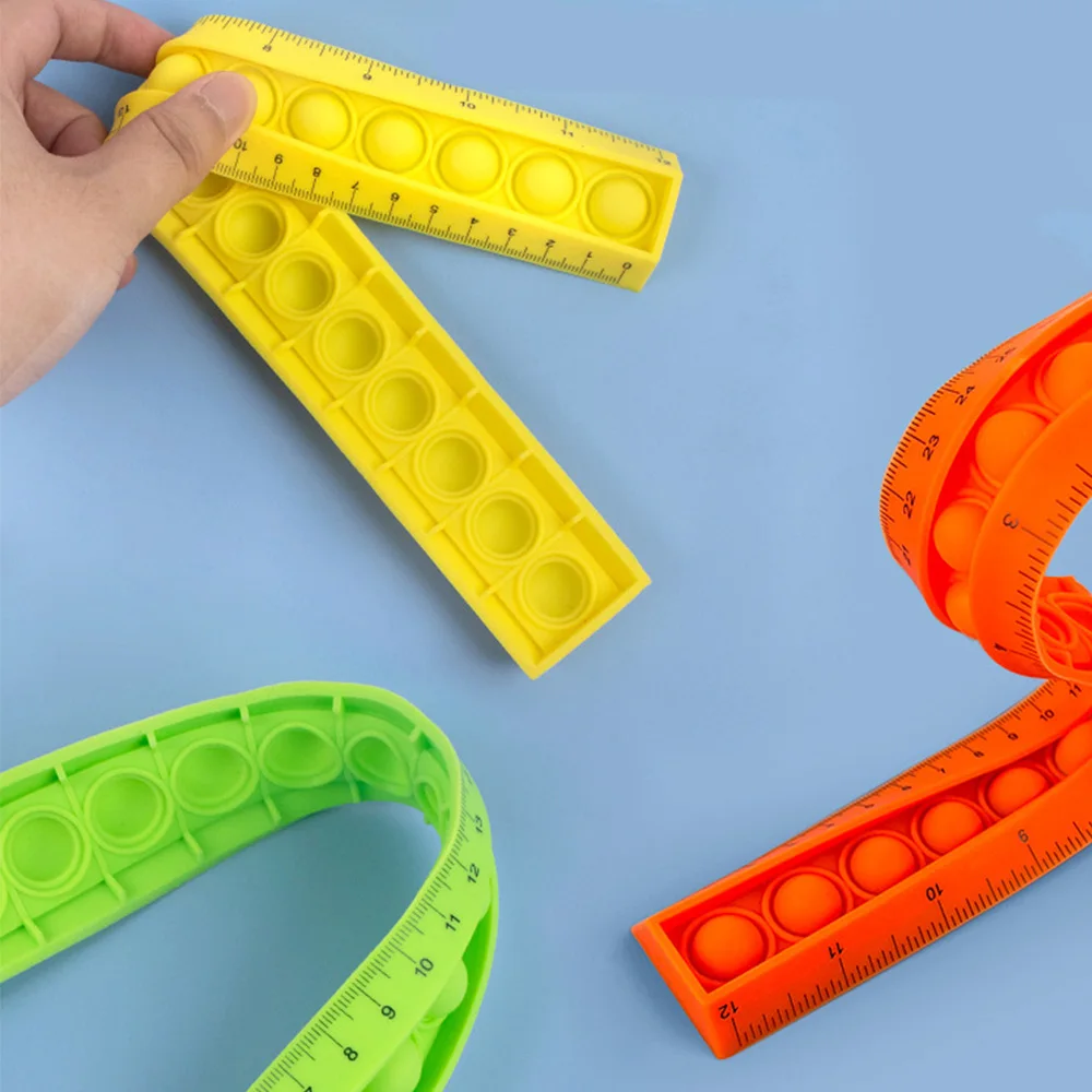 Aco Factory Scale Ruler Measuring Silicone Foldable Flexible Stress ...