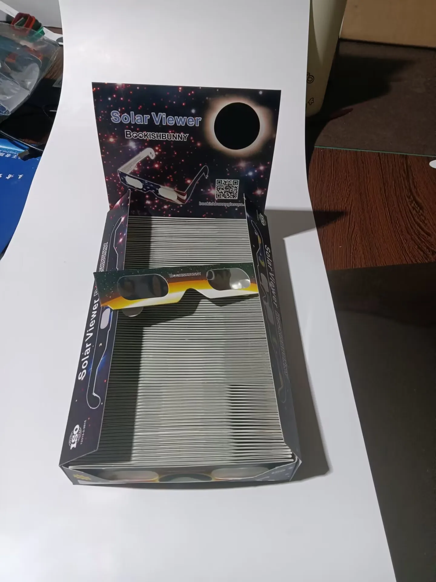 2024 Paper Solar Eclipse Glasses Nasa Approved Iso Certified Custom ...