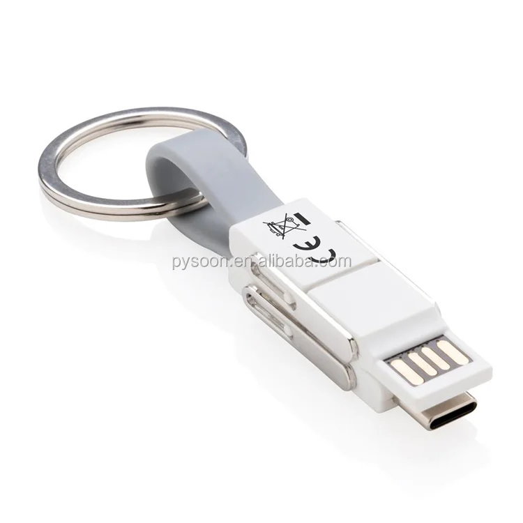 All In One Multi Charger 6 In 1 Mini Cable Keyring Magnetic Usb ...