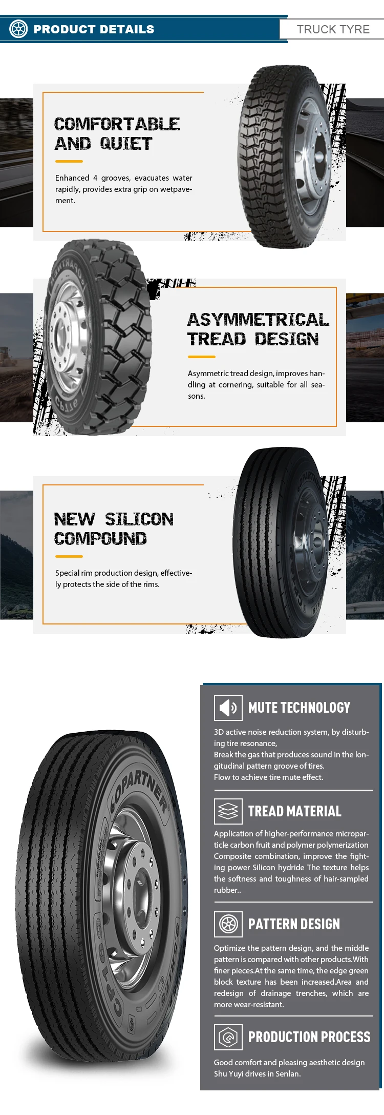 10r22.5 Truck Tires Radial Truck Tyre 9.5r17.5 9.5r 17.5 For Sale - Buy 12r24.5 395/85r20 10r22 ...