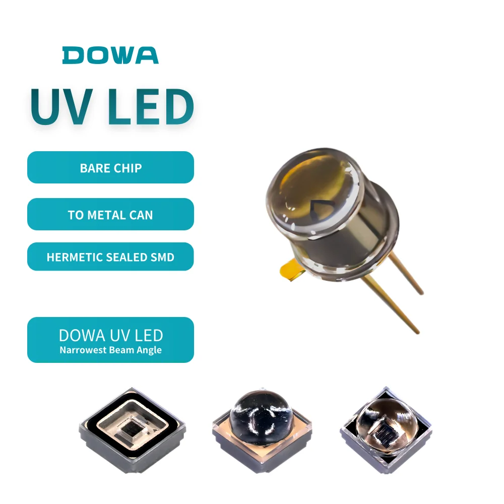 Dowa Deep Uv Led To39 18 46s 310nm 325nm 340nm Uvb Led Chip With Flat ...