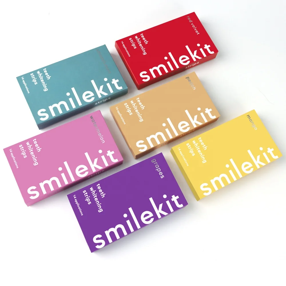 Smilekit Fruit Flavor Teeth Whitening Strips - Non Peroxide