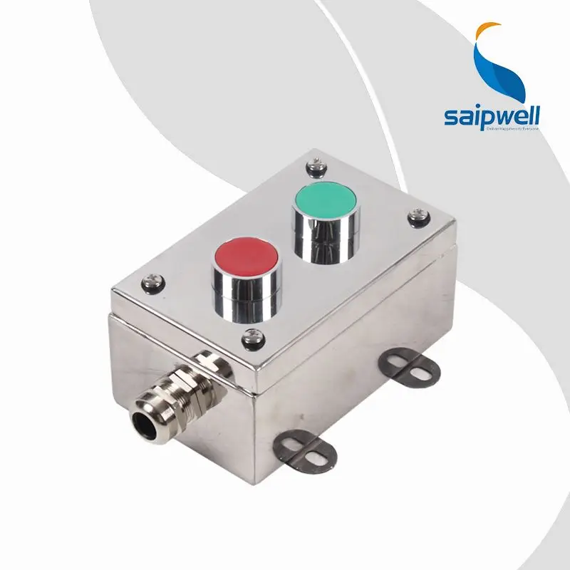 Ip66 Equipment Protection Emergency Stop Control Switch Push Button Box ...