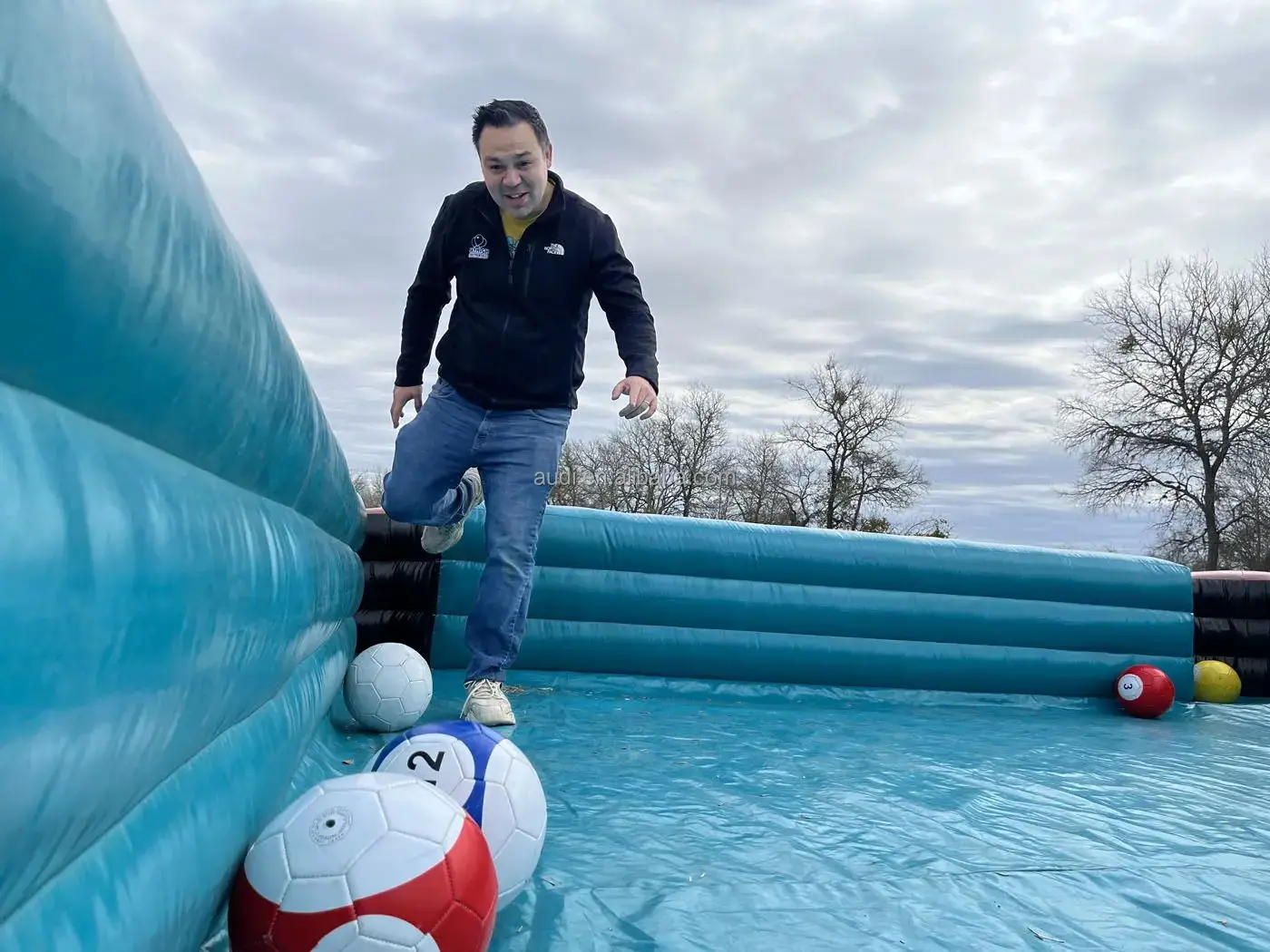 New Design Inflatable Pool Table Soccer Inflatable Football Snooker ...