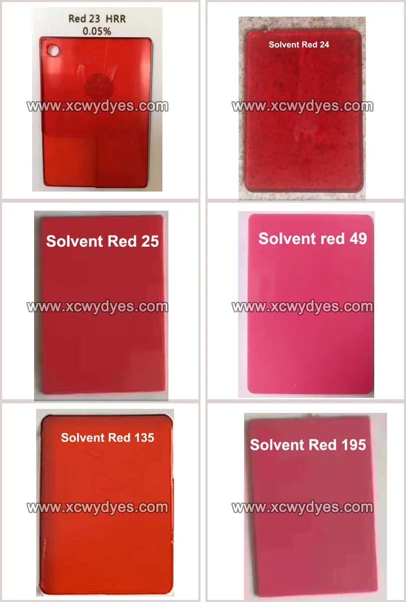 Pigment Red Color Solvent Red 49 - XCWY Dyes for Plastics